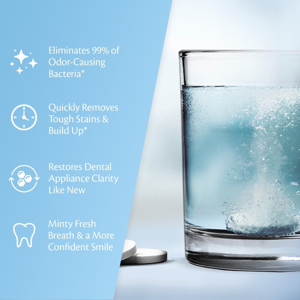 M3 Naturals Retainer and Aligner Cleaning Tablets 120 Count