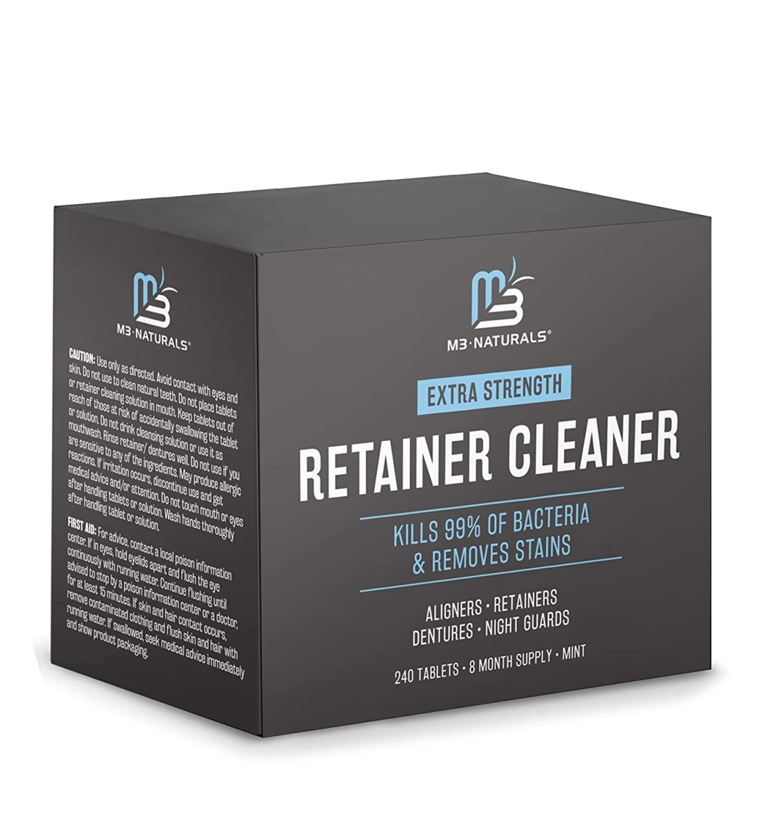 M3 Naturals Retainer and Aligner Cleaning Tablets 120 Count