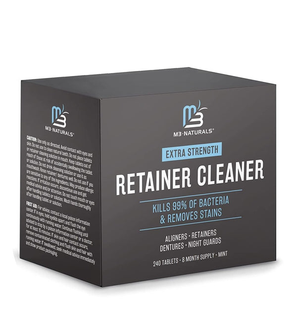 M3 Naturals Retainer and Aligner Cleaning Tablets 120 Count